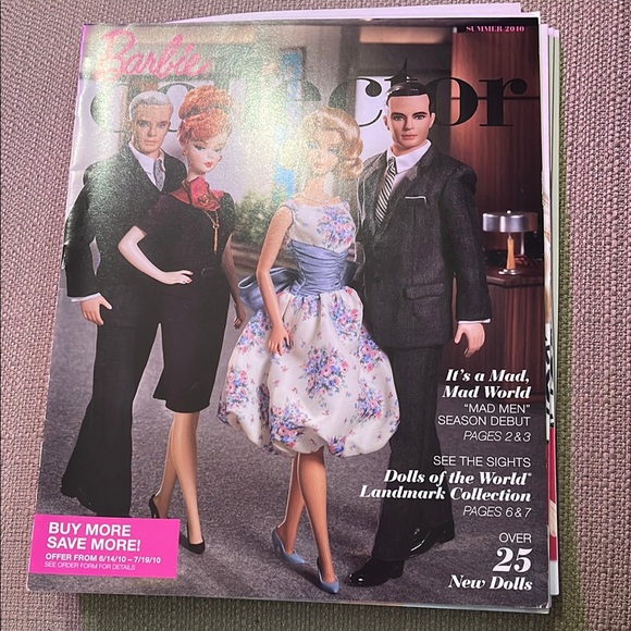 Barbie | Other | Barbie Collector Magazine With Mad Men Cover Summer 20 ...
